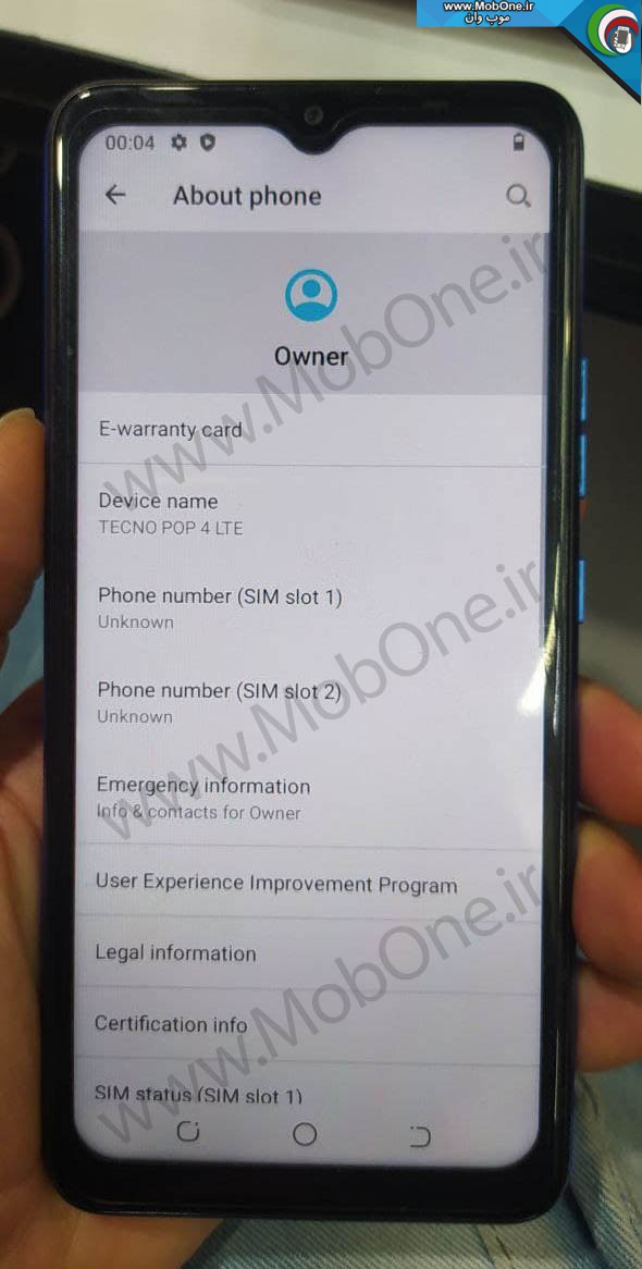 فایل فلش گوشی چینی Tecno POP 4 Lite BC1s پردازنده MT6739 - فایل فلش ...